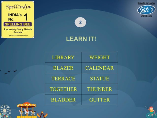 Spell Bee Academy : LEARN IT ... learn words and prepare for Spelling ...