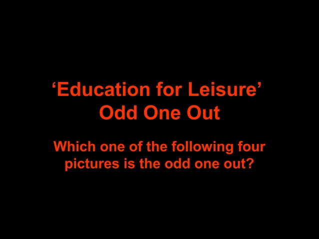 Odd one out | PPT