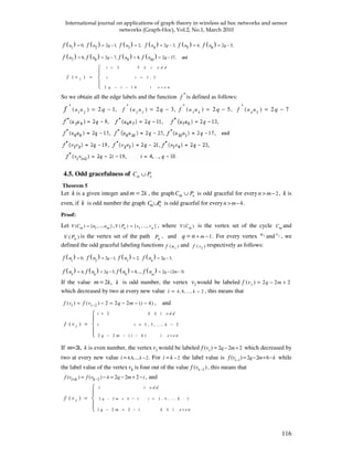 An Algorithm for Odd Graceful Labeling of the Union of Paths and Cycles | PDF