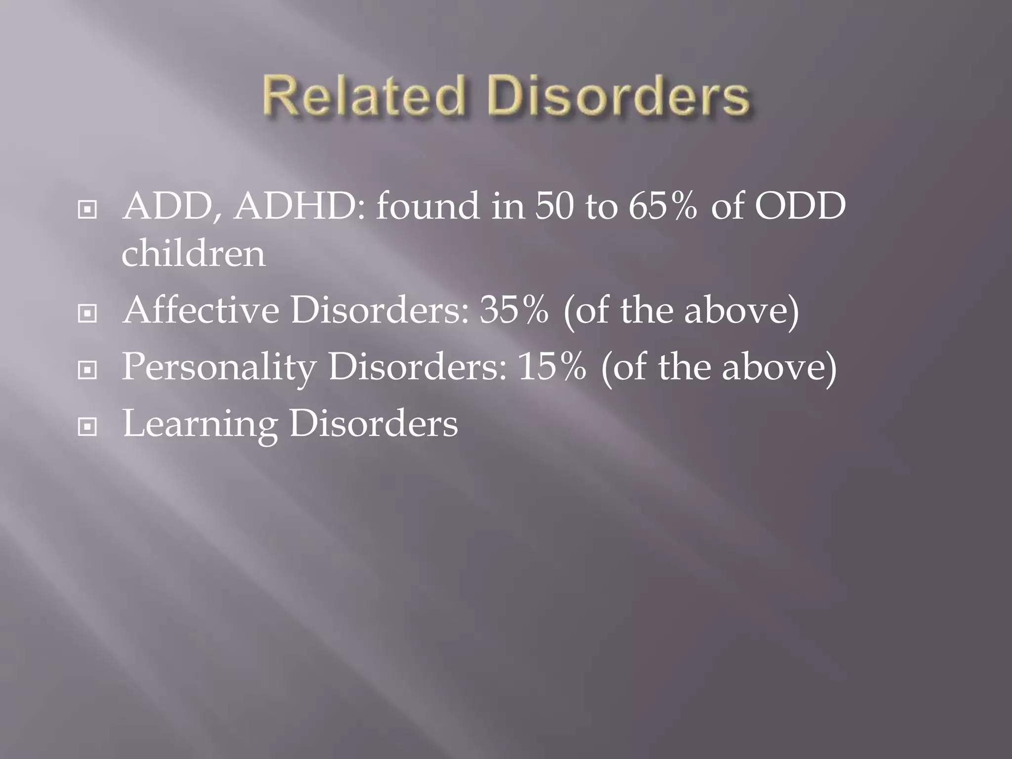 ODD presentation | PPTX