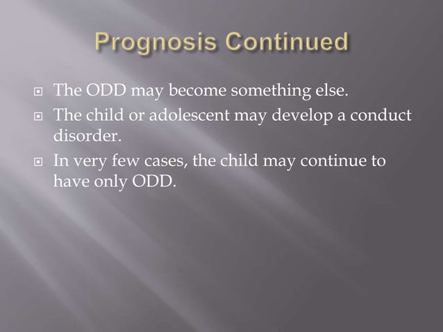 ODD presentation | PPTX