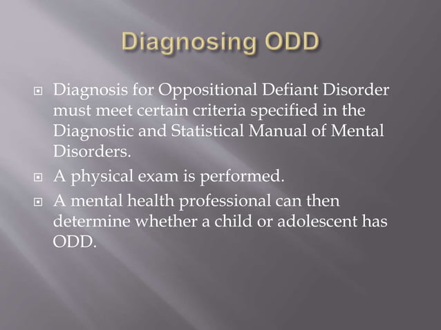 ODD presentation | PPTX