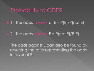 Odds powerpoint presentation | PPTX