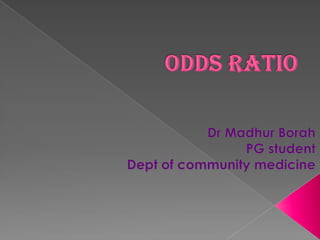 Odds ratio | PPTX