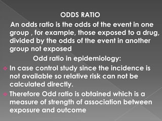 Odds ratio | PPTX