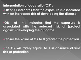 Odds ratio | PPTX