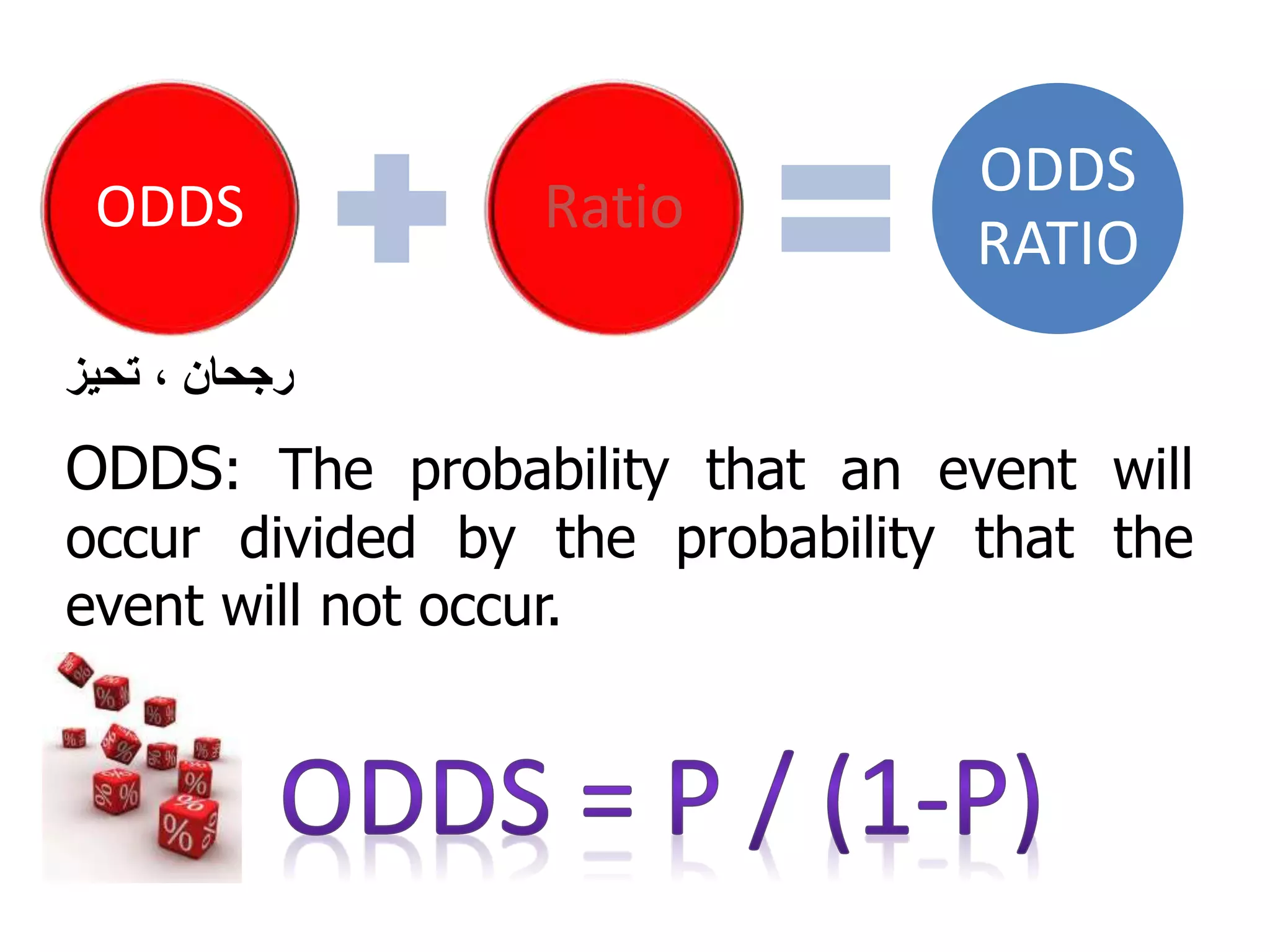 Odds ratios (Basic concepts) | PPTX