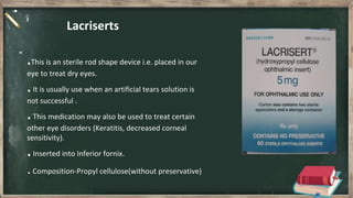 Ocular Drug Delivery System | PPTX