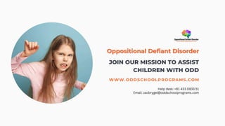 Effective ODD Student Strategies for Teachers and Parents | PDF