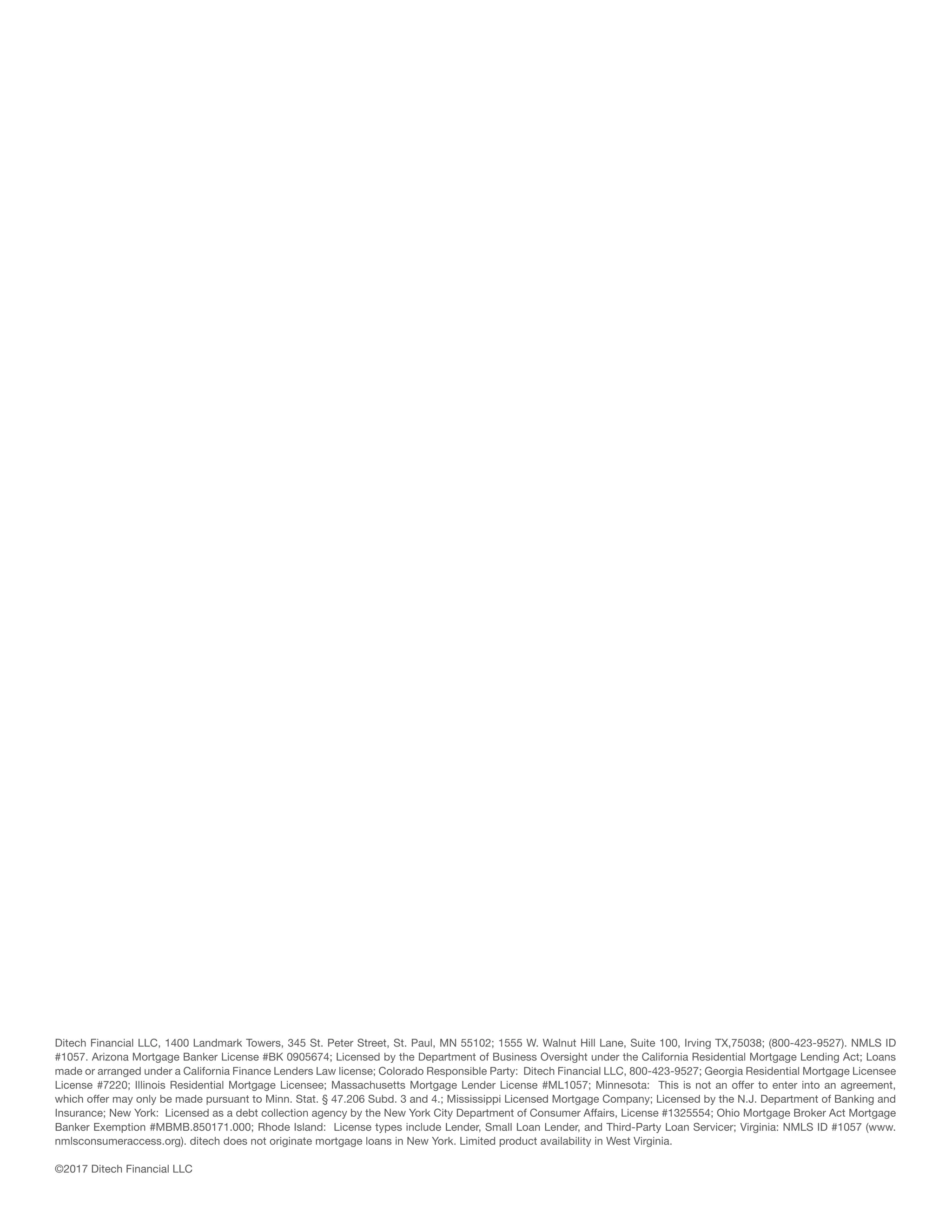 Ditech Correspondent Lending: Odd yearterms | PDF