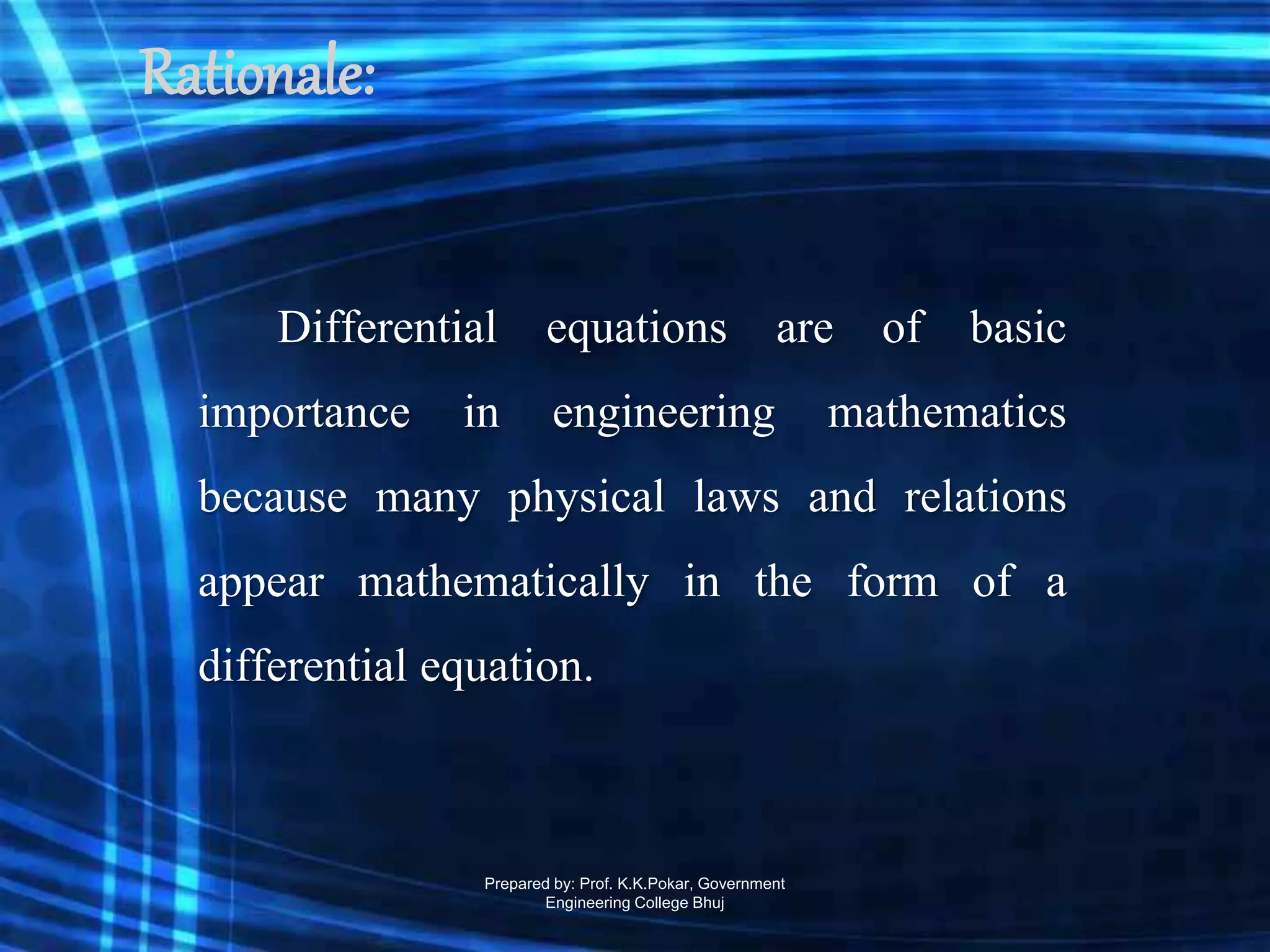 Methods Of Solving Ode Ppt