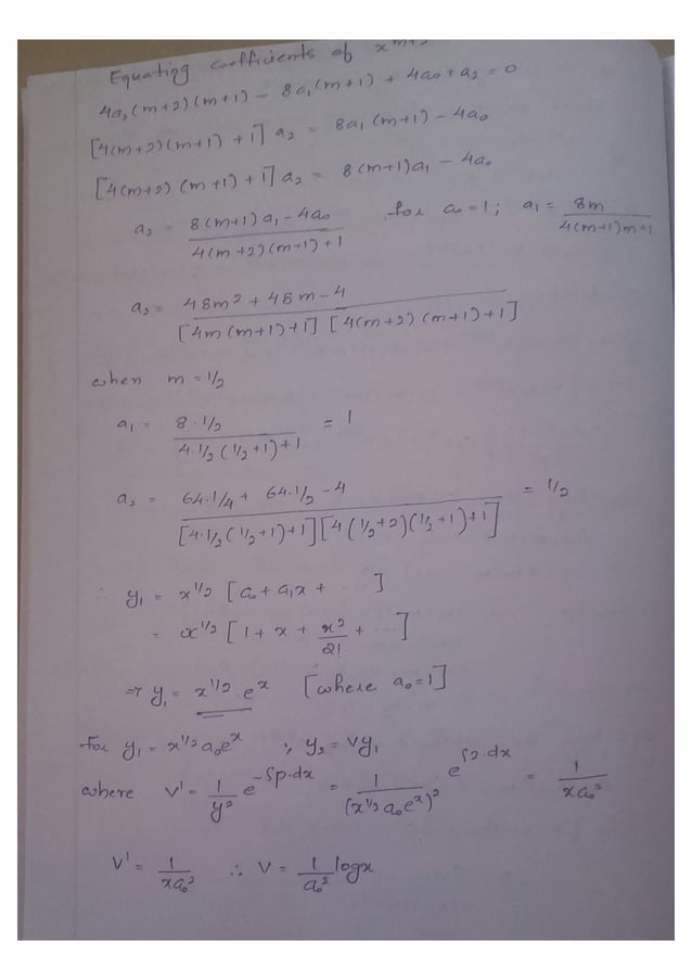 section29-regular singular points continued | PDF
