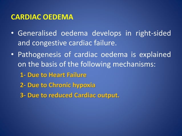 Odema types | PPTX | Medical Health