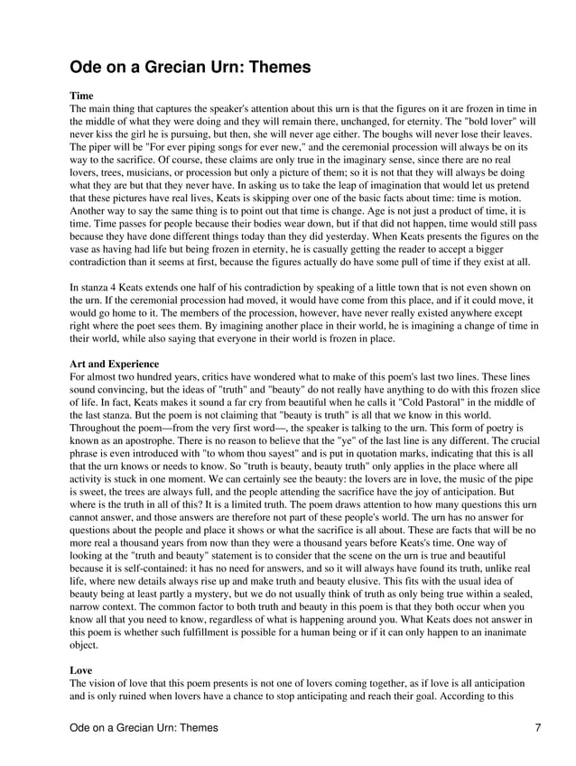 Ode on a_grecian_urn_enotes | PDF