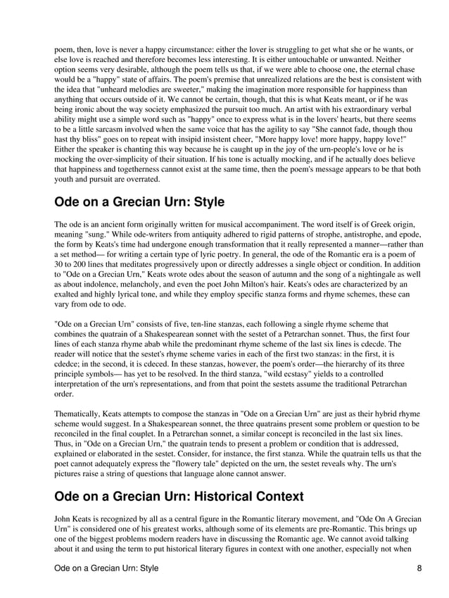 Ode on a_grecian_urn_enotes | PDF