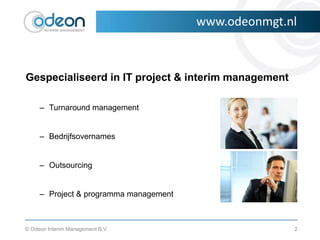 Odeon Interim Management | PDF