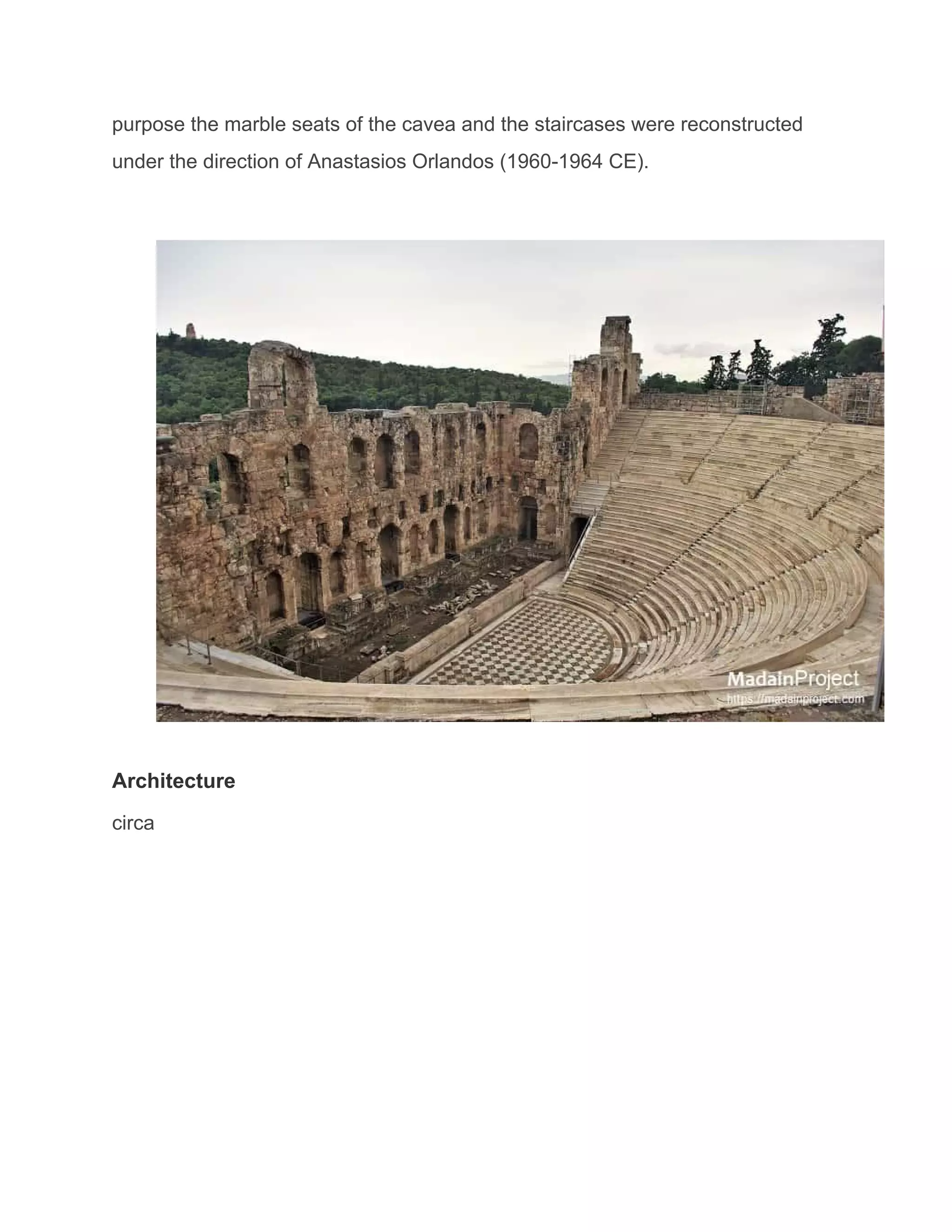 Odeon of Herodes Atticus (Athens) - Madain Project.pdf