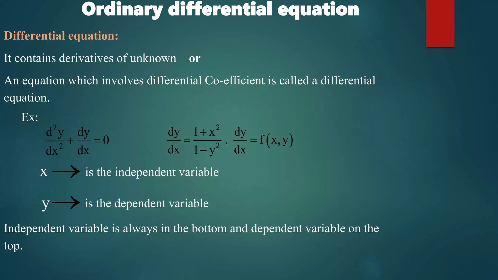 Ordinary Differential Equation Pptx Programming Languages Computing