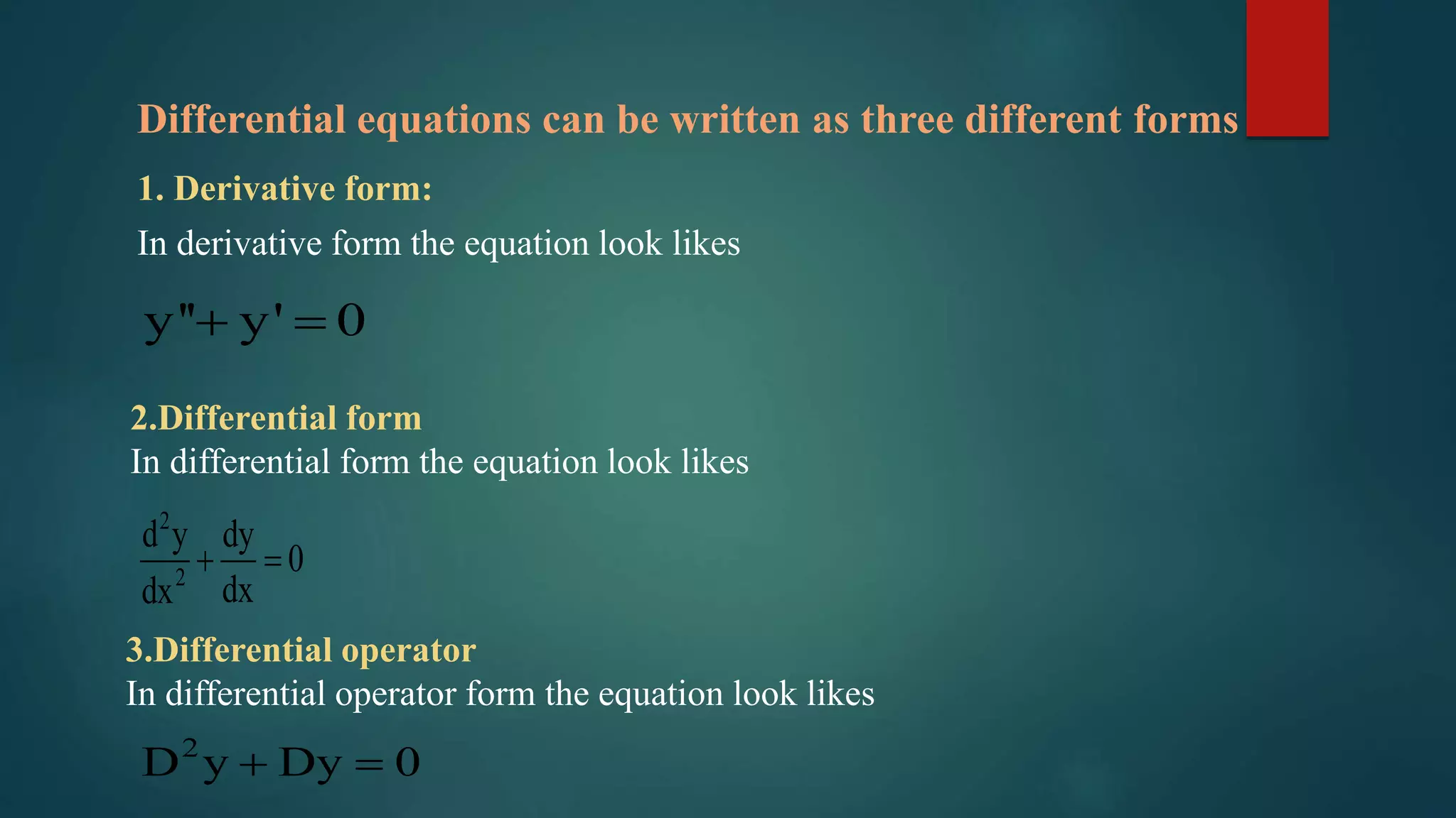 ORDINARY DIFFERENTIAL EQUATION | PPTX | Programming Languages | Computing