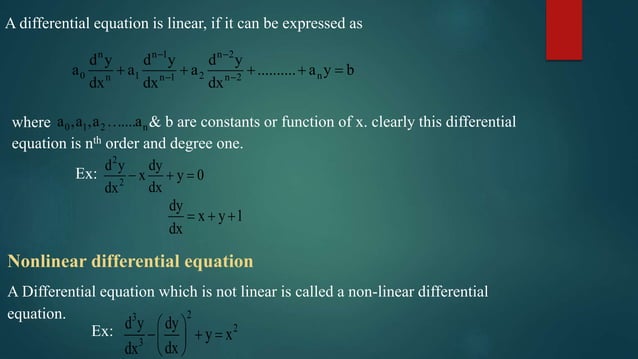 ORDINARY DIFFERENTIAL EQUATION | PPTX | Programming Languages | Computing