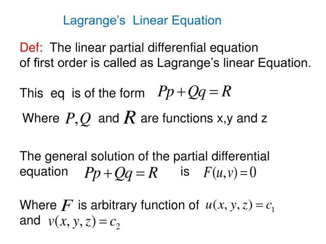 ORDINARY DIFFERENTIAL EQUATION,PARTIAL DIFFERTIAL EQUATION ,GRADIENT ...