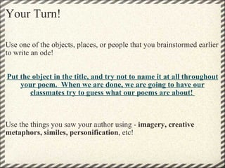 Odes | PPT