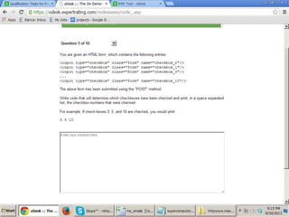 Odesk php programming test questions – set 5 | PPT