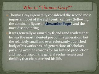 Ode to Adversity by Thomas Gray | PPSX