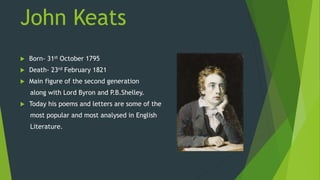 Ode to a nightingale john keats | PPTX