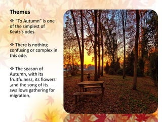 Ode to autumn | PPTX