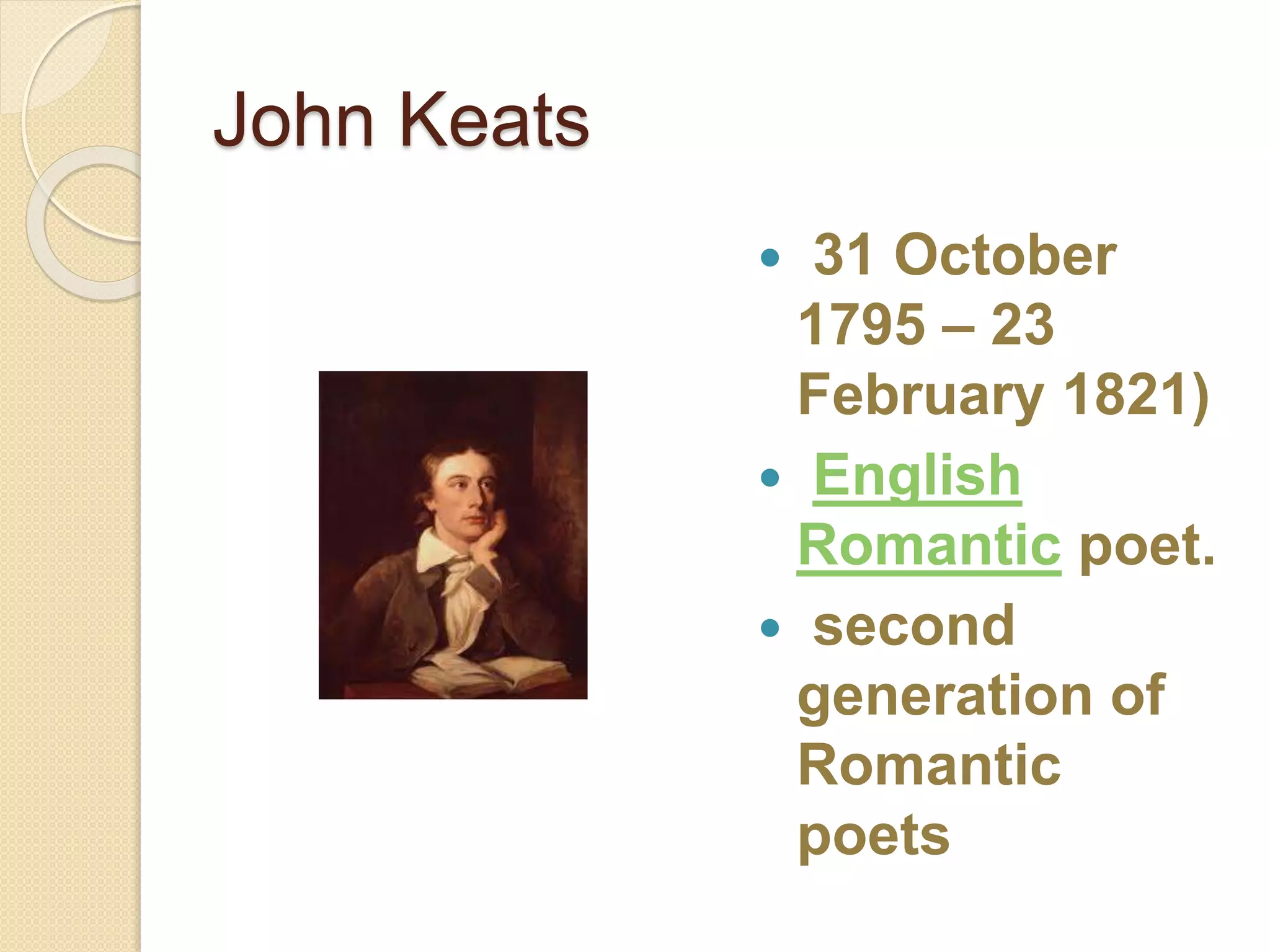 Ode to gracian urn by john Keats | PPTX