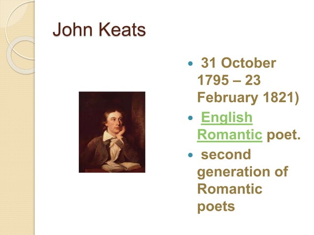 Ode to gracian urn by john Keats | PPTX