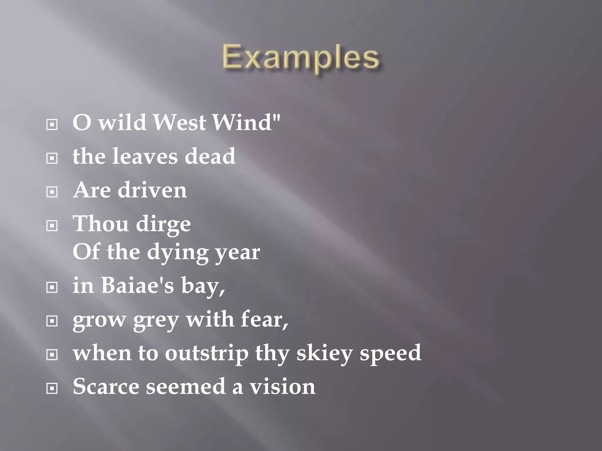 Ode to the west wind ppt | PPTX