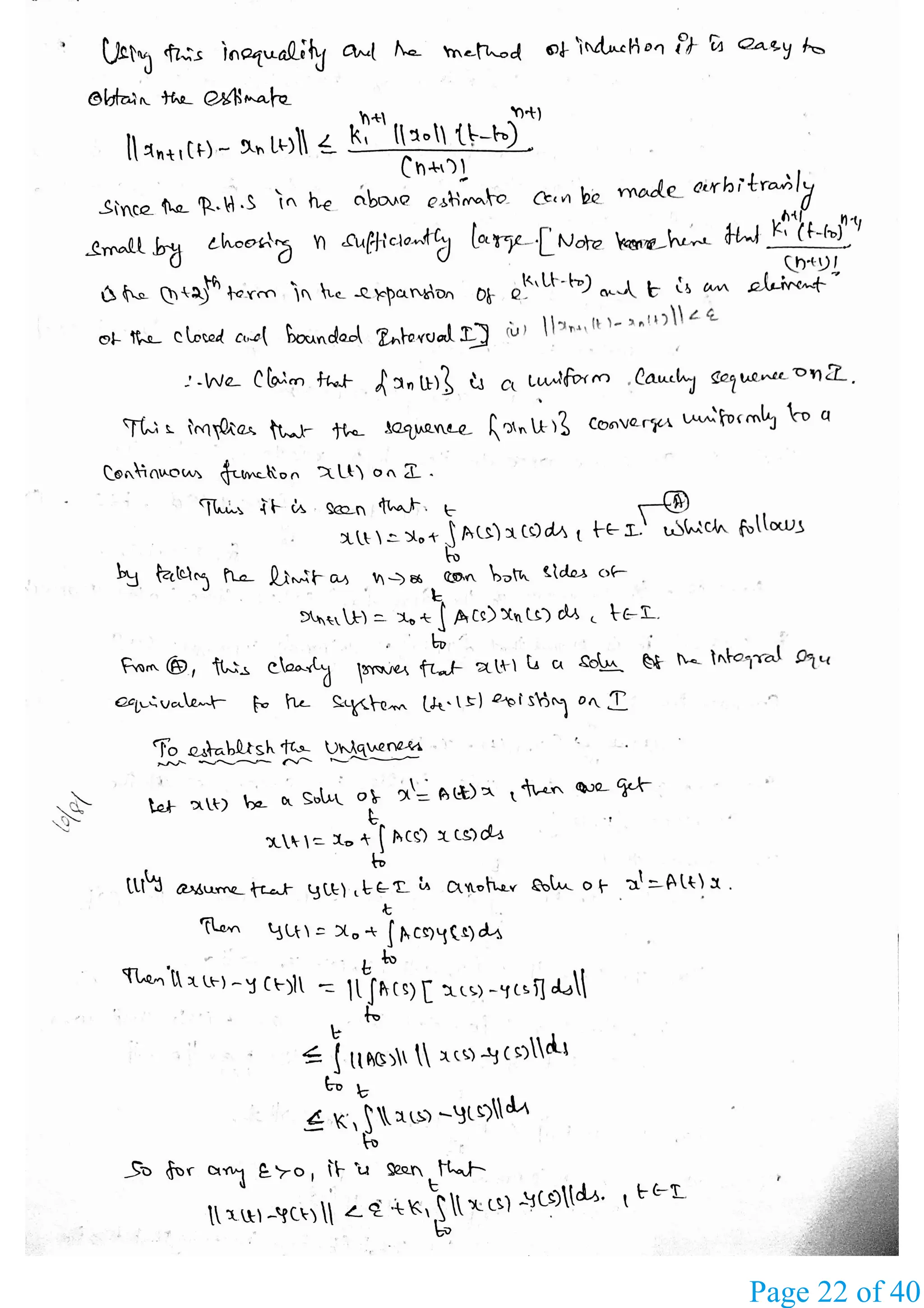 Odinary Differential Equations | PDF | Free Download