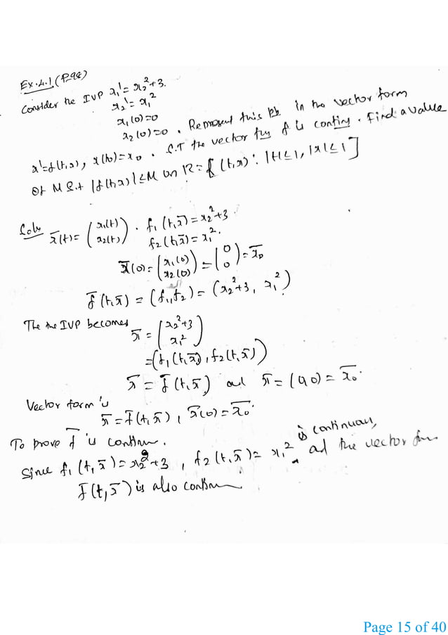 Odinary Differential Equations | PDF | Free Download