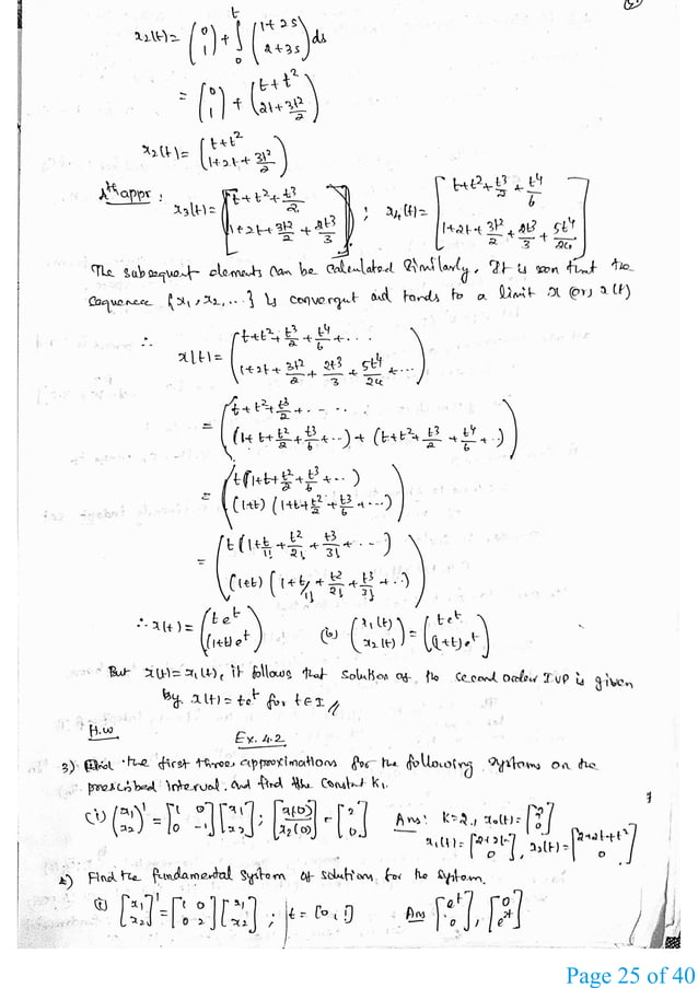 Odinary Differential Equations | PDF | Free Download