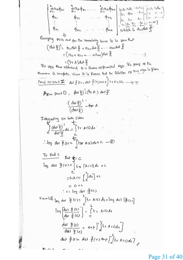Odinary Differential Equations | PDF