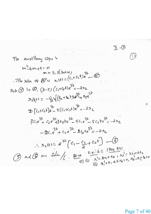 Odinary Differential Equations | PDF | Free Download