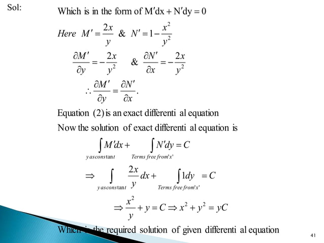 Ode And Vector Calculus Pptx
