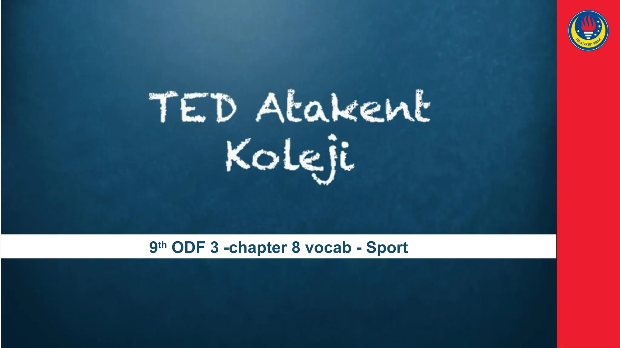 Oxford Discover Futures 3 Student's Book- chapter 8 vocab - sports.pptx