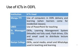 ODFL in Implementation in TEVET Institutions | PPTX