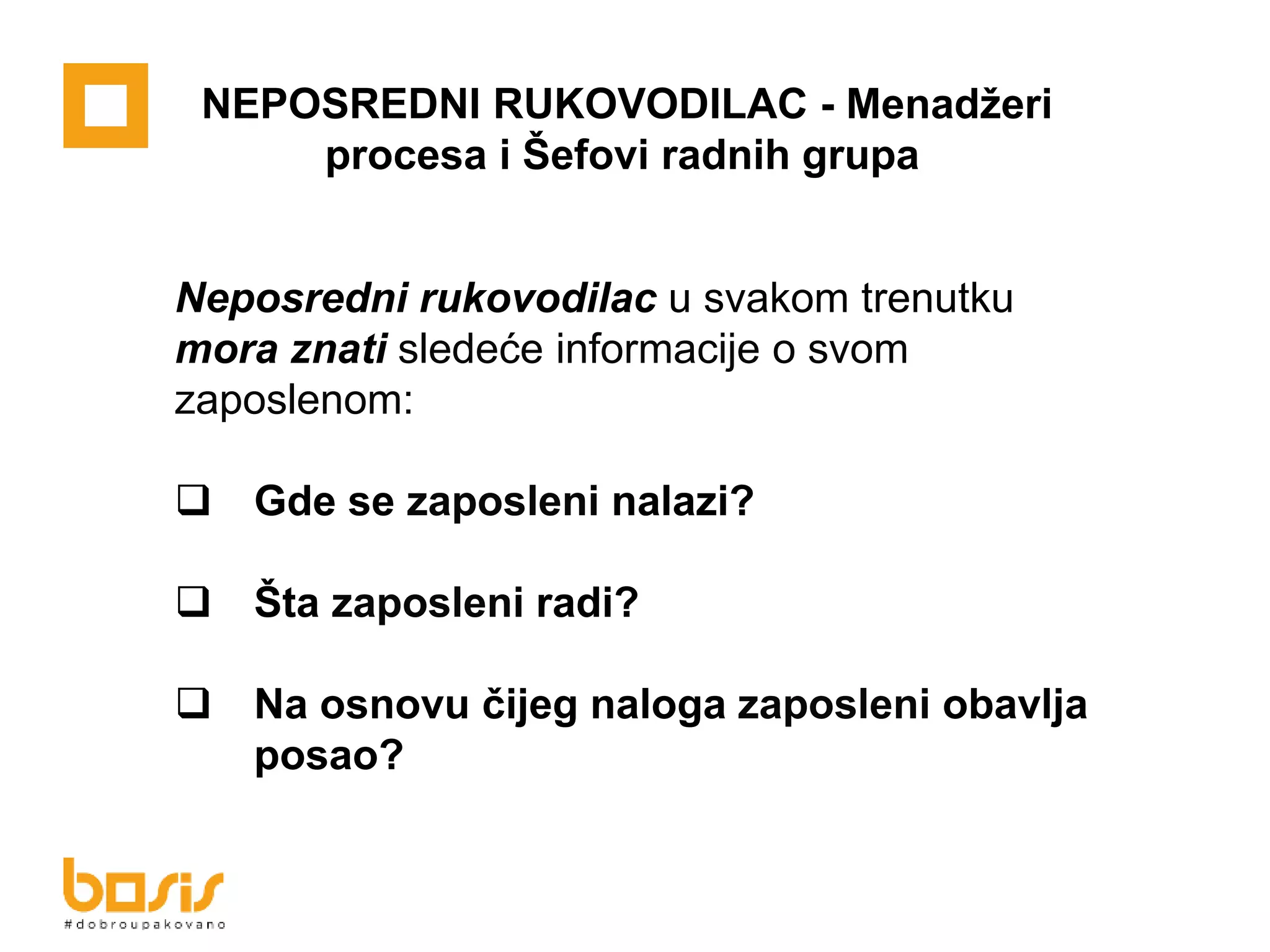 Odgovornosti rukovodilaca za BZR | PPTX