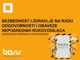 Odgovornosti rukovodilaca za BZR | PPTX