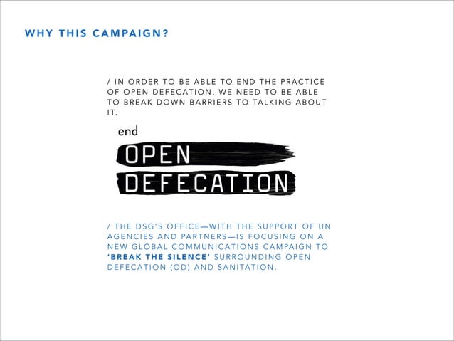End open defecation campaign guidance note | PPT