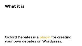 Oxford Style Debate: dossier | PDF