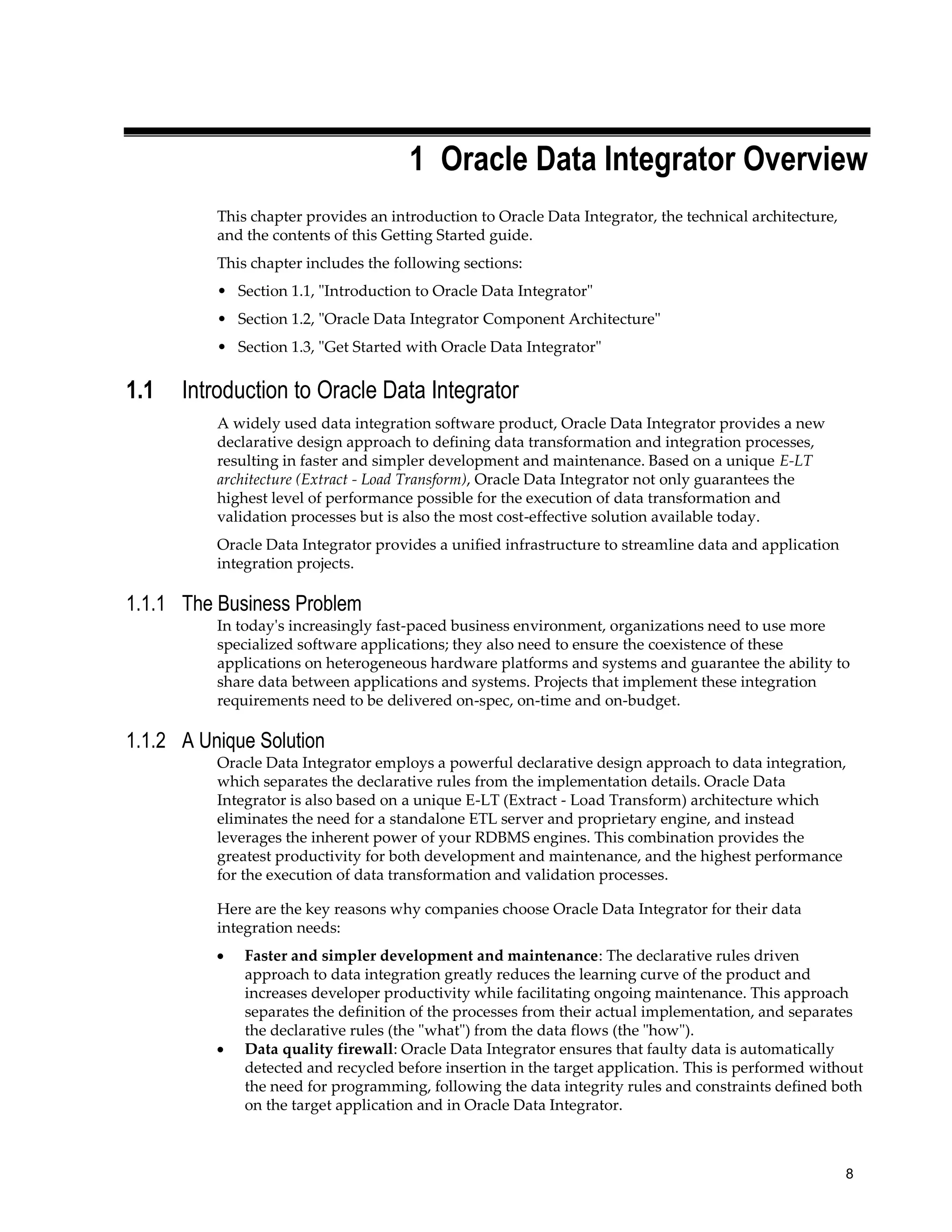 Odi 12c-getting-started-guide-2032250 | PDF
