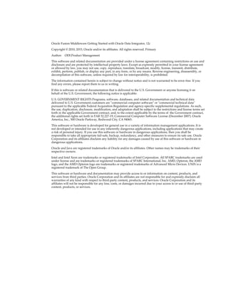 Odi 12c-getting-started-guide-2032250 | PDF