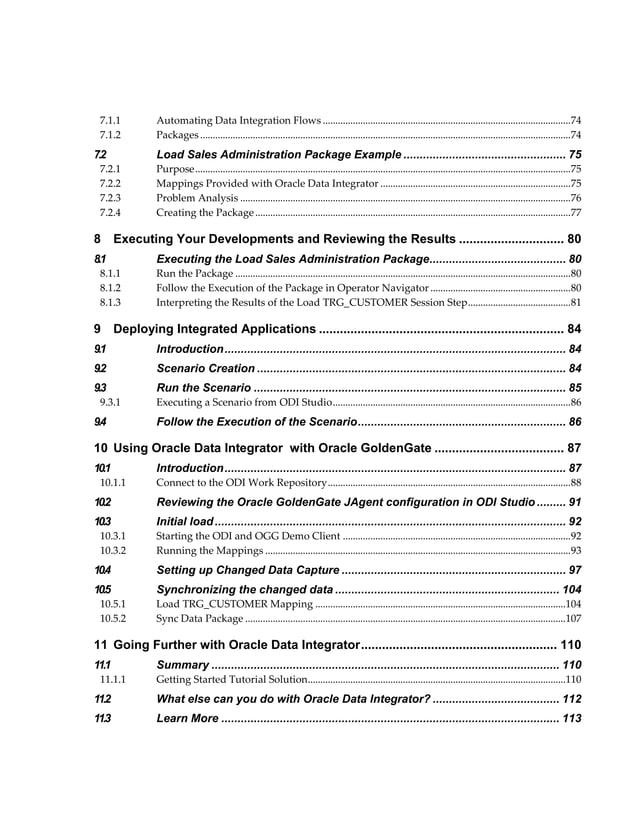 Odi 12c Getting Started Guide 2032250 Pdf 