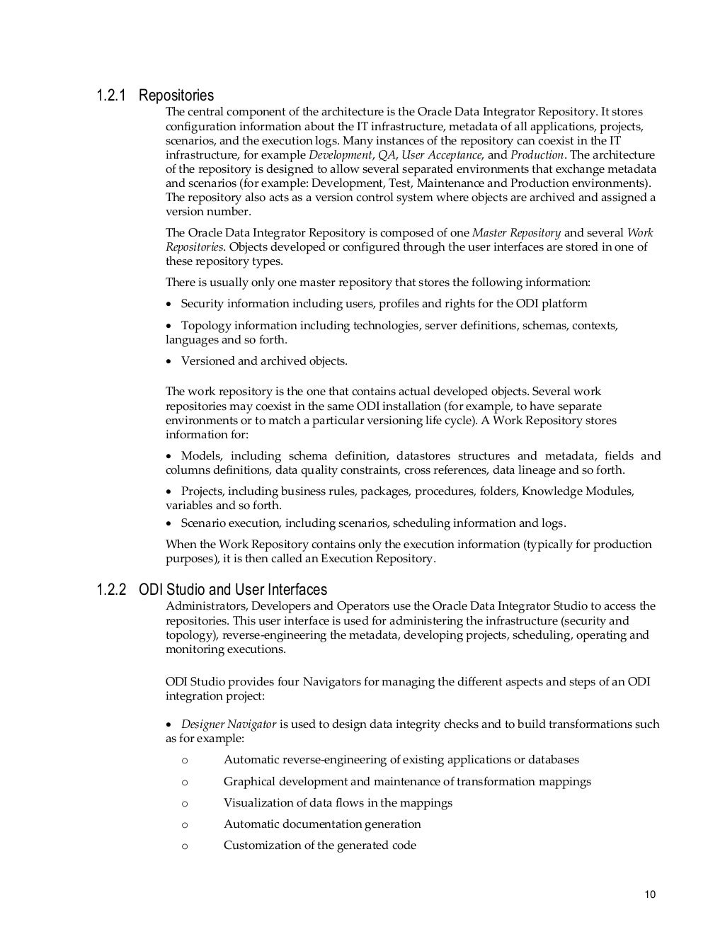 Odi 12c Getting Started Guide 2032250 