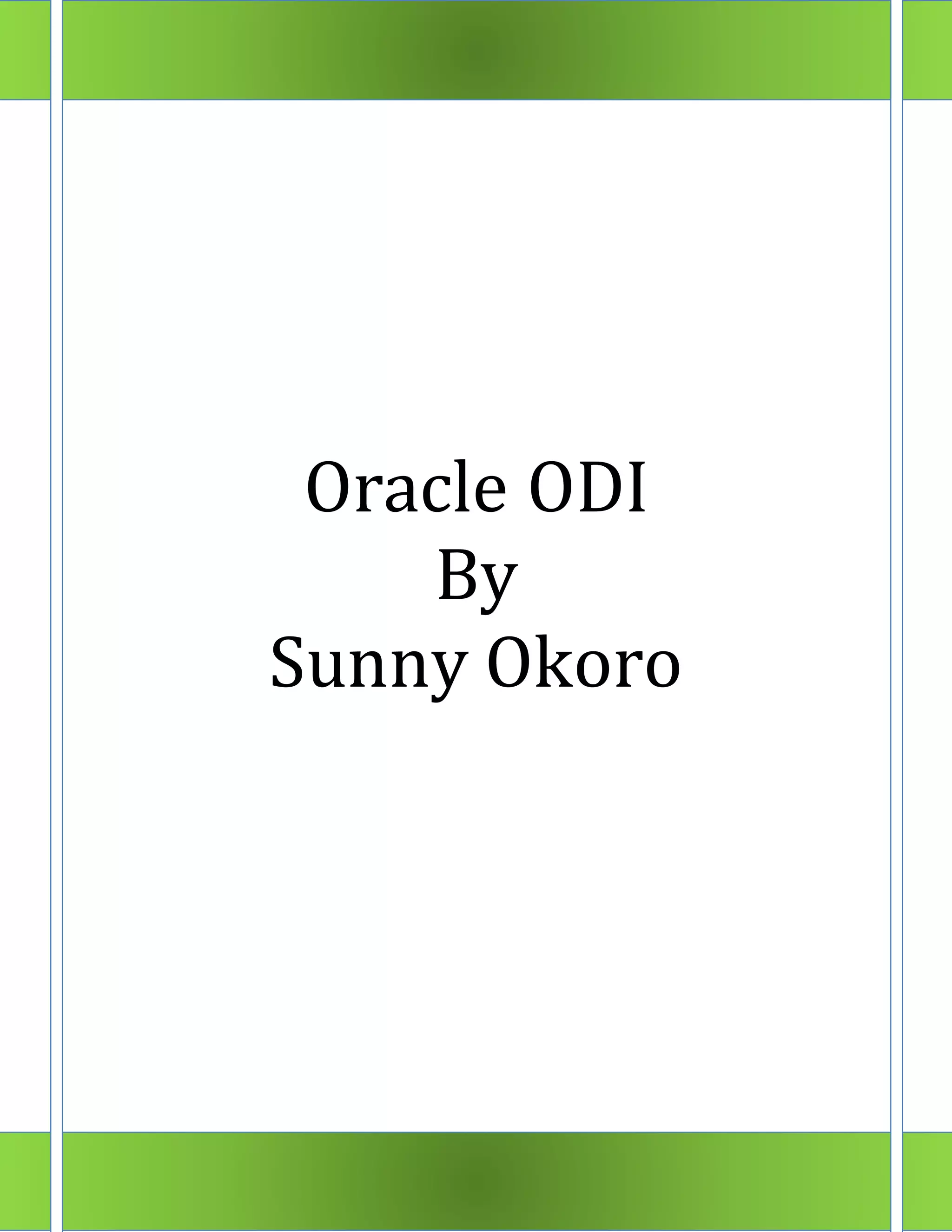 Oracle ODI | PDF